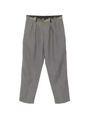 NINE:INTHE:MORNING Pleated Tapered Trousers - Grey