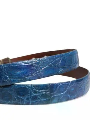 Dolce & Gabbana Croc-effect Leather Belt