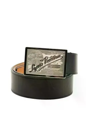 LOUIS VUITTON 2013 Leather Travelling Requisites Belt - Black