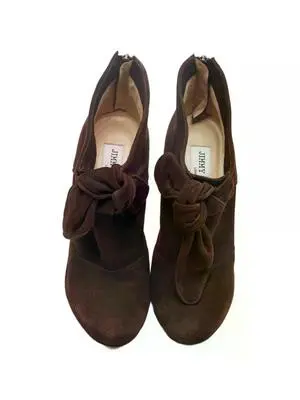 JIMMY CHOO Erica Suede Ankle Boots - Brown