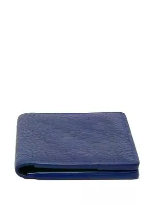 LOUIS VUITTON 2010-2026 Monogram Taurillon Pocket Organizer Card Holder - Blue