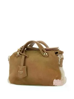 Fendi By The Way Soft Mini Camel-colored Shearling Mini-bag