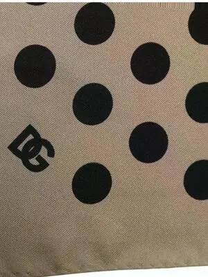 Dolce & Gabbana Polka-dot Silk Scarf