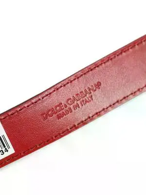 Dolce & Gabbana Buckle-fastening Leather Bracelet