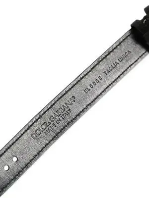 Dolce & Gabbana Croc-effect Buckle Bracelet