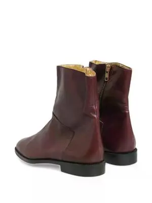 Dolce & Gabbana Side-zip Leather Ankle Boots