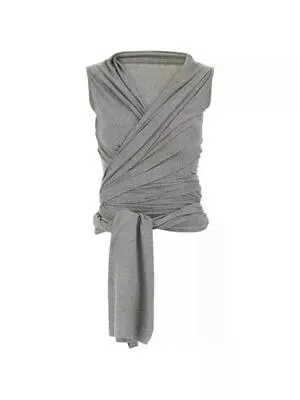 Gimaguas Ashley Wrap-design Top - Grey