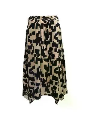 Ba&sh Printed Midi Skirt - Neutrals