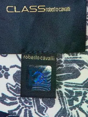Roberto Cavalli Printed High-low Top