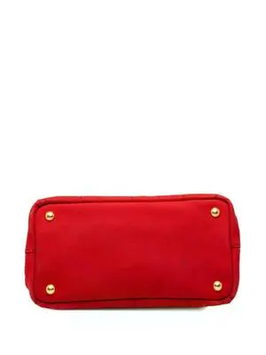 Prada 2013-2026 Small Canvas Canapa Logo Tote Satchel
