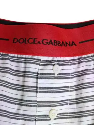 Dolce & Gabbana Striped Logo-waistband Boxers