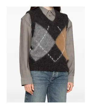 Filippa K Argyle Sleeveless Knitted Top