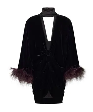 Valentino Garavani V-neck Dress - Black