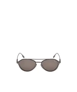 Zegna Geometric Sunglasses - Gray