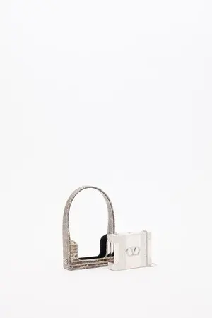 Valentino Garavani Logo Shoulder Bag - White