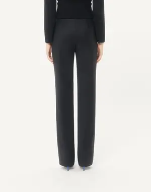 Valentino Garavani Soft Sheen Wool Trousers