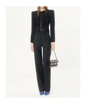 Valentino Garavani Soft Sheen Wool Trousers