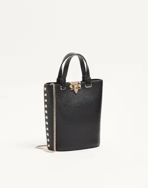 Valentino Garavani Rockstud Mini Bag In Grainy Calfskin