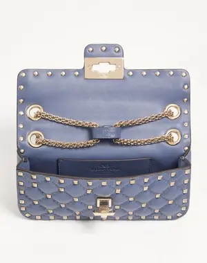 Valentino Garavani Rockstud Spike Small Shoulder Bag In Kidskin