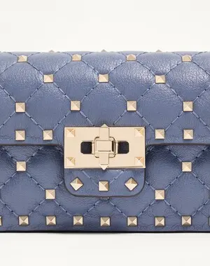 Valentino Garavani Rockstud Spike Small Shoulder Bag In Kidskin
