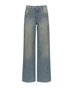 Ermanno Scervino Wide-leg Denim Trousers - Gray