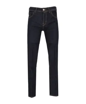 JACOB COHЁN Scott Cropped Slim Jeans - Black