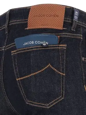 JACOB COHЁN Scott Cropped Slim Jeans - Black