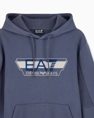 Emporio Armani Hoodie Visibility Regular Fit Cotton Blend With Logo