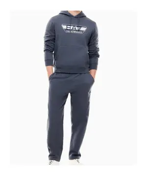 Emporio Armani Hoodie Visibility Regular Fit Cotton Blend With Logo