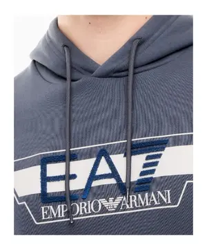 Emporio Armani Hoodie Visibility Regular Fit Cotton Blend With Logo