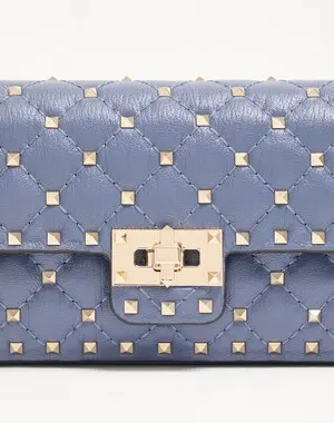Valentino Garavani Rockstud Spike Medium Shoulder Bag In Kidskin