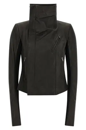 Rick Owens Classic Biker Jacket - Black