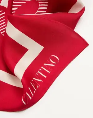 Valentino Garavani Le Fou De L'archive Silk Scarf