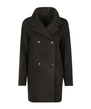 Loulou De Saison Olmo Double-breasted Coat - Black