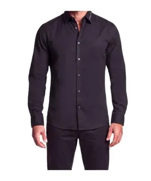 Emporio Armani Long-sleeved Shirt - Black