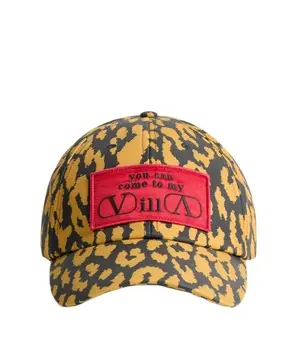 Valentino Garavani Myvilla Cotton Baseball Cap With Spotted Print