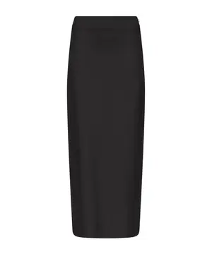 Loulou De Saison Straight-fit Skirt With A Back Slit
