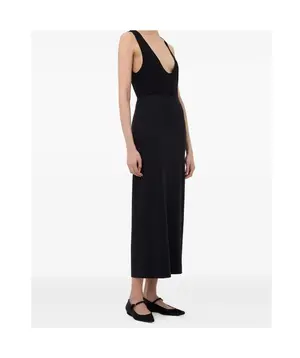 Loulou De Saison Straight-fit Skirt With A Back Slit