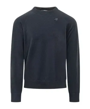 K-WAY Fragan Fleece Stitch Sweatshirt - Navy