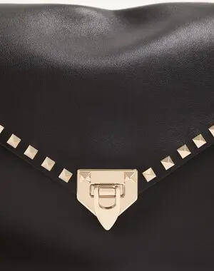 Valentino Garavani Rockstud Maxxing Medium Shoulder Bag In Smooth Calfskin