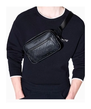 Armani Exchange Logo-embossed Belt Bag