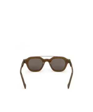 Zegna Geometric Sunglasses