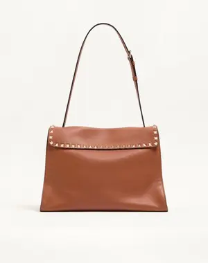 Valentino Garavani Rockstud Maxxing Medium Shoulder Bag In Smooth Calfskin