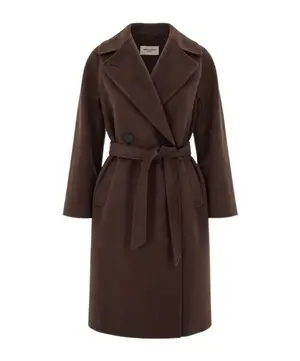 Max Mara Resina Double-breasted Coat - Black