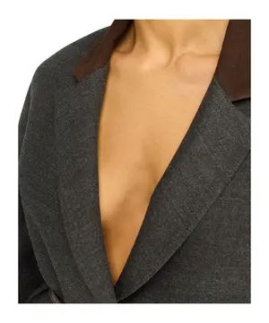 SEMICOUTURE Belted Oversized Blazer