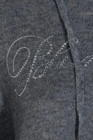 Blumarine Logo Hooded Sweater