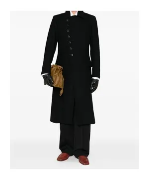 Dries Van Noten Ralen Asymmetric Long Coat