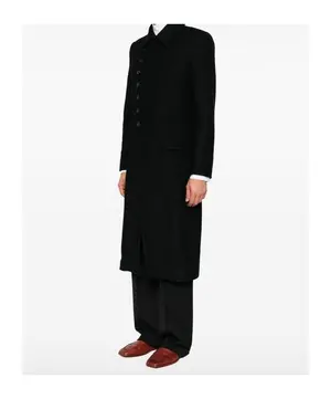 Dries Van Noten Ralen Asymmetric Long Coat