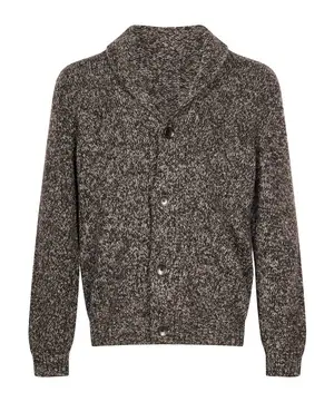 Tagliatore Long-sleeved Buttoned Cardigan - Brown