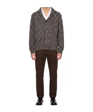 Tagliatore Long-sleeved Buttoned Cardigan
